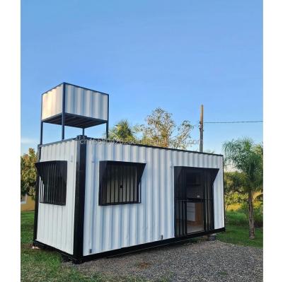 China Main Structure Galvanized Steel Square Tubes Flat Pack Container for Outdoor Modern Design Prefabricated Container Houses for sale