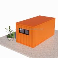 China Outdoor Steel and Sandwich Panel Flat Pack Container House with Bathroom Made of 20ft/40ft for sale