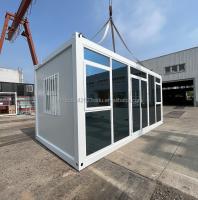 China 20ft Prefabricated Container Houses for Couples Families Hotels House Steel Frame Galvanized Steel Bending 180g for sale