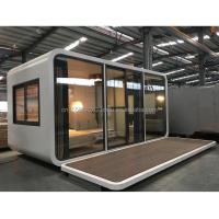 China SH Modern Design Prefabricated Foldable Container Home Outdoor Modular Steel and Glass Space Capsule for Urban Living for sale