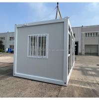 China 20ft Prefabricated Container Houses for Couples Families Hotels House Steel Frame Galvanized Steel Bending 180g for sale