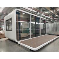 China SH Modern Design Prefabricated Foldable Container Home Outdoor Modular Steel and Glass Space Capsule for Urban Living for sale