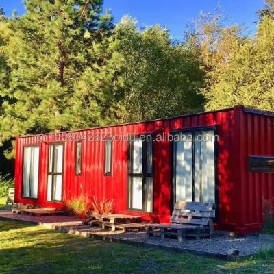 China Outdoor 40Ft 20Ft Prefab Expandable Container Home Portable 2-5 Bedroom Prefabricated Shipping House Shop Mobile Granny Flat for sale