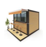 China Mobile Steel Structure Wooden Shop Fast Selling Booth Direct Home Bar Coffee Shop for sale