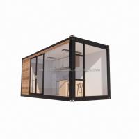 China 20ft 40ft Prefabricated Container Houses Modern Design Wooden Color Prefab Homes for Couples Families Hotels Outdoor for sale