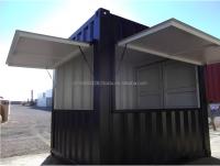 China Main Structure 20ft Container Coffee Bar Fast Food Mini Pop-up Shop Cafe Houses with Galvanized Steel Square Tubes for sale