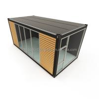 China 20ft 40ft Prefabricated Container Houses Modern Design Wooden Color Prefab Homes for Couples Families Hotels Outdoor for sale