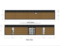 China 20 40 FT Modern Design Expandable Container Prefabricated Wooden Color Garden House for a Customized Living Experience for sale