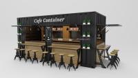 China Galvanized Steel Bending 180g Container Prefabricated Foldable Shops Stores Flat Pack Garage for Space-Saving Solution for sale