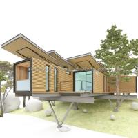 China 20 FT Modern Design Prefabricated Hanging House Steel Sandwich Panel Container for Outdoor Living For Holiday or Family for sale