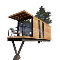 China 20 FT Modern Design Prefabricated Hanging House Steel Sandwich Panel Container for Outdoor Living For Holiday or Family for sale