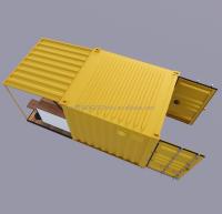 China Portable Pop Up Mobile Mini 10ft Container Home Bar Prefabricated Restaurant Shop Street Food Kiosk for sale