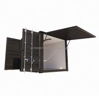 China Modern Wooden House Bar Perfect for Shops in 10ft and 20ft Mobile Container Showrooms Customized Design for sale