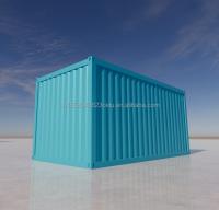China Outdoor 20ft Prefabricated Steel Structure Home House Container Flat Pack Houses Made of 50/75/100mm Wave Sandwich Panel for sale