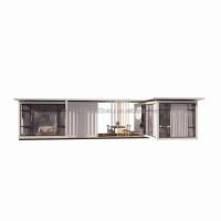 China Family Container Home Living Container Family Prefab Residential with Customized Color and Aluminum Alloy Windows for sale