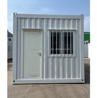 China Outdoor Office Home Portable Modular Flat Pack Prefabricated Steel Container with Wall 50/75/100mm Wave Sandwich Panel for sale