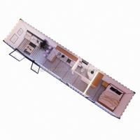 China Family Container Home Living Container Family Prefab Residential with Customized Color and Aluminum Alloy Windows for sale