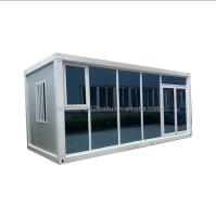 China 20ft 40ft Light Steel Container House Modern Design Prefab Camping Homes with Galvanized Steel Bending 180g and Steel Frame for sale