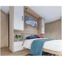 China Galvanized Steel Square Tubes Structure Wooden Round House CE Luxury Modern Container House with Aluminum Alloy Windows for sale