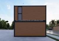 China Outdoor Living Room Tiny Homes Luxury Two-Story Modern Prefab Steel Villa Modular Prefabricated Shipping Container House for sale