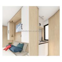 China Galvanized Steel Square Tubes Structure Wooden Round House CE Luxury Modern Container House with Aluminum Alloy Windows for sale