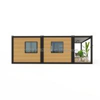 China Plant Container House Movable Prefabricated House with 50/75/100mm Wave Sandwich Panel for sale