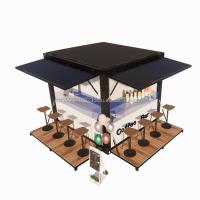China Fast and Convenient Stall Customized Color Retail Store in a 10ft Pop-Up Coffee Shop with Wall 50/75/100mm Wave Sandwich Panel for sale