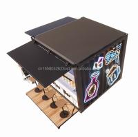 China Fast and Convenient Stall Customized Color Retail Store in a 10ft Pop-Up Coffee Shop with Wall 50/75/100mm Wave Sandwich Panel for sale