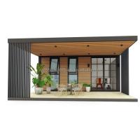 China Easy-to-Assemble 20FT Light Steel Prefabricated Villa with Aluminum Alloy Windows for sale