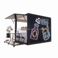 China Fast and Convenient Stall Customized Color Retail Store in a 10ft Pop-Up Coffee Shop with Wall 50/75/100mm Wave Sandwich Panel for sale