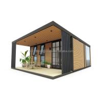 China Easy-to-Assemble 20FT Light Steel Prefabricated Villa with Aluminum Alloy Windows for sale