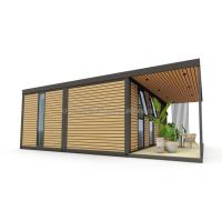 China Easy-to-Assemble 20FT Light Steel Prefabricated Villa with Aluminum Alloy Windows for sale
