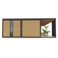 China Easy-to-Assemble 20FT Light Steel Prefabricated Villa with Aluminum Alloy Windows for sale
