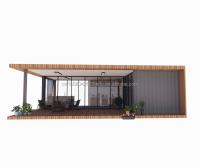 China 20 Foot Luxury Mobile House with Living and Aluminum Alloy Windows Customized Flat Villas for sale