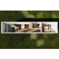 China Galvanized Steel Bending 180g Modern Style Prefabricated House Steel Container Home Container Houses Tiny Prefab Family House for Outdoor Living for sale