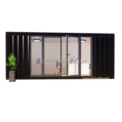China Modern Design Style Customized Color Wooden Prefabricated Container House Steel Sandwich Panel Hotel Toilets for Outdoor for sale
