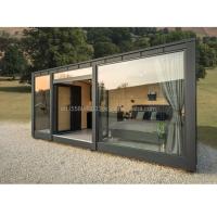 China Modern Design Style Customized Color Wooden Prefabricated Container House Steel Sandwich Panel Hotel Toilets for Outdoor for sale