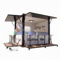 China Hotel 10ft Mini Container Bar Stall in Supermarket with Sturdy Pop-up Store and Modern Design for sale