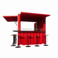 China Hotel 10ft Mini Container Bar Stall in Supermarket with Sturdy Pop-up Store and Modern Design for sale
