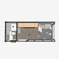 China Container House with Extendable Design and 50/75/100mm Wave Sandwich Panel Walls for sale