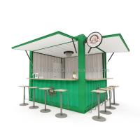 China 10ft and 20ft Container Coffee Shops with Aluminum Alloy Windows Portable Pop Up Cafe Bar for sale
