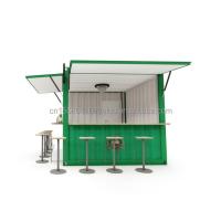 China 10ft and 20ft Container Coffee Shops with Aluminum Alloy Windows Portable Pop Up Cafe Bar for sale