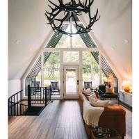 China Steel Structure Triangular Wooden House for sale