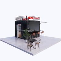China Modern Design Style 10ft Container Sentry Box Fast Food Truck Mobile Coffee Truck Bar Convenience Store for sale