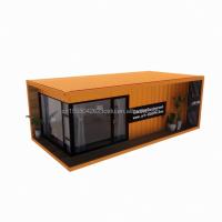 China Outdoor 40ft or 20ft Modern Design Expandable Container Home Prefab Residential Prefabricated Tiny House for Living Steel Material for sale