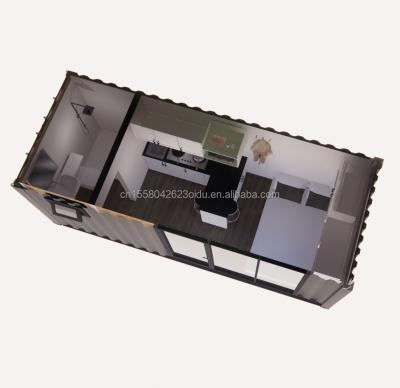 China Aluminum Alloy Windows EU 20 FT Prefabricated Steel Container House for Outdoor Living in Residential Forest Tiny Houses for sale