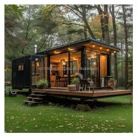 China Aluminum Alloy Windows EU 20 FT Prefabricated Steel Container House for Outdoor Living in Residential Forest Tiny Houses for sale