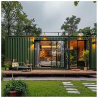 China Aluminum Alloy Windows EU 20 FT Prefabricated Steel Container House for Outdoor Living in Residential Forest Tiny Houses for sale