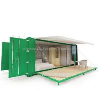 China Customized Color Steel Frame Prefabricated Mobile Clothing Store with Galvanized Steel Bending for sale