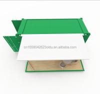 China Customized Color Steel Frame Prefabricated Mobile Clothing Store with Galvanized Steel Bending for sale